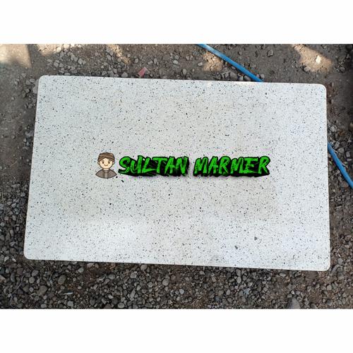 Jual Top Table / Daun Meja Marmer Teraso Putih Bintik - Kab ...