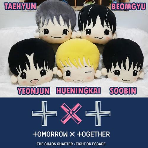 Jual TXT plushie tomorrow x together the chaos korea kpop bantal boneka ...
