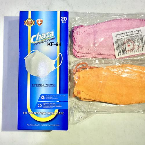 Jual Masker KF94 Evo CHASA 3D Stereoscopic Fish isi 20pcs Medical Grade ...
