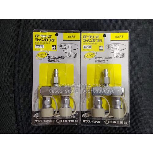 Jual Nitto Kohki RT Type (For two outlets) Rotary Line Cupla Coupling ...