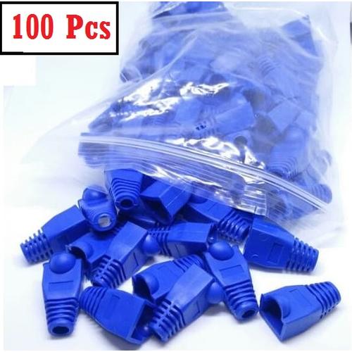 Jual Plugbooth RJ45 100 pcs - Sarung RJ45 Cat5 Cat6 100pcs plugboot ...
