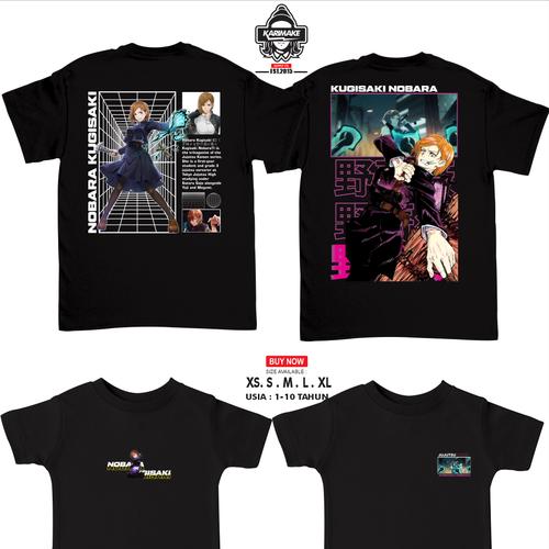 Jual Kaos Baju Anak KUGISAKI NOBARA JUJUTSU KAISEN Kaos Anime ...