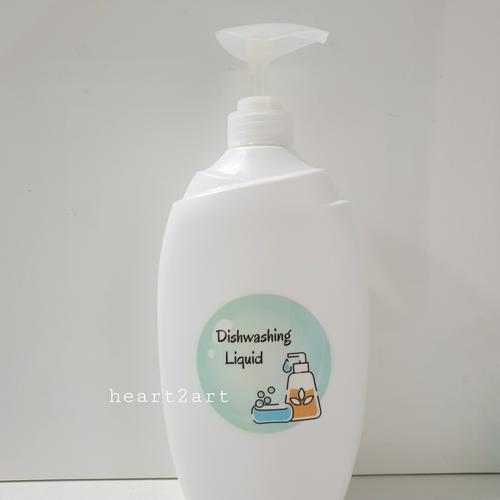 Jual Sticker Label Set Waterproof Sabun Cuci Tangan dan Piring - Kota ...