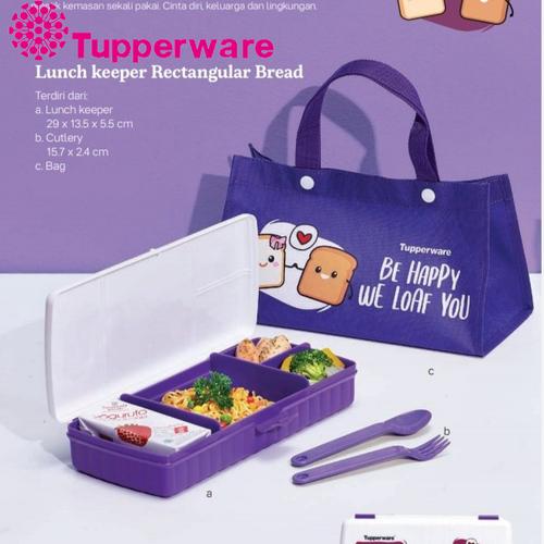 Jual Tupperware Lunch Keeper Rectangular - Kotak Bekal Tempat Makan ...