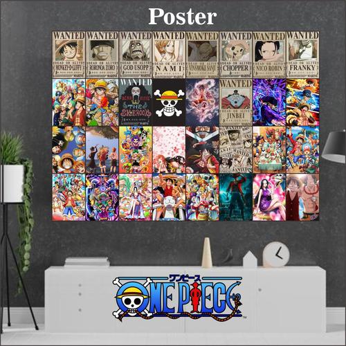 Promo POSTER DINDING AESTHETIC COVER KOMIK ONE PIECE SATU PAKET ISI 30 ...