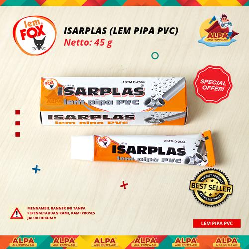 Jual Lem Pipa ISARPLAS Tube / Lem Pralon PVC 45gr (ORIGINAL) - Kota ...