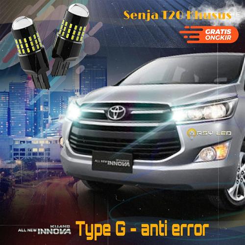 Jual Lampu LED Senja Mobil Innova Reborn Tipe G - T20 54 Titik Lensa ...