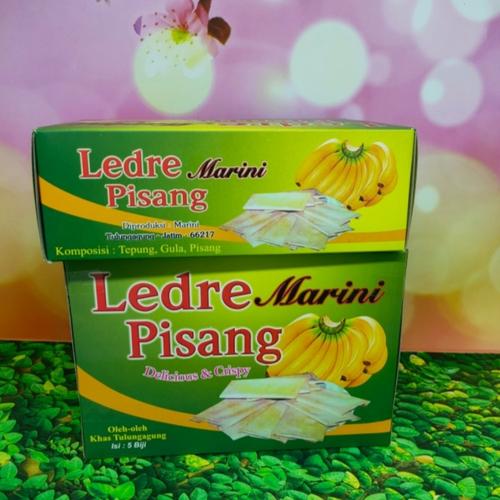 Jual cemilan Ledre pisang marini khas Tulungagung (pembuat ledre ...