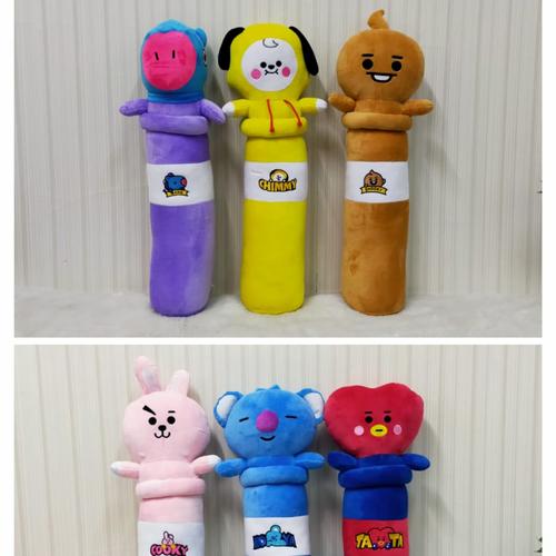 Jual Guling Botol Susu BTS size M/60cm/guling karakter bt21/guling ...