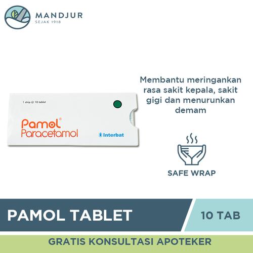Jual Pamol 500 Mg 10 Tablet - Obat Pereda Demam, Sakit Gigi, Sakit ...
