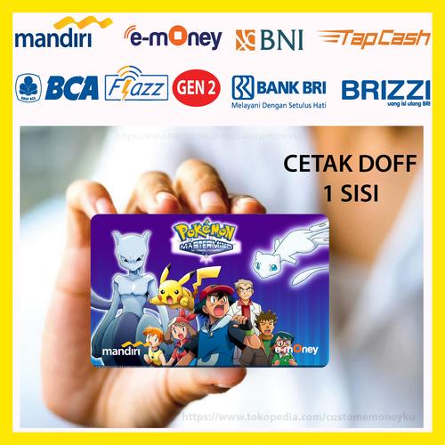Jual KARTU EMONEY MANDIRI BCA GEN 2 BNI BRI ANIME POKEMON WORLD ...