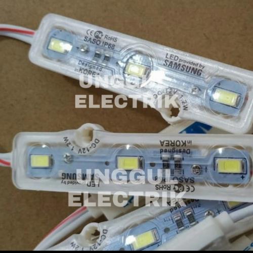 Jual Modul LED 3 mata Samsung 1,2 Watt 12 volt - warm white - Jakarta ...