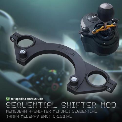 Jual Sequential Shifter Mod Logitech G29 H-shifter Aksesoris - Hitam ...