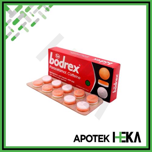 Jual Bodrex Merah isi 20 Tablet - Paracetamol Meringankan Sakit Kepala ...
