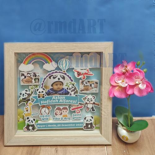 Jual Custom Popup frame/ scrapbook/ popart/ kado wisuda/ biodata bayi ...