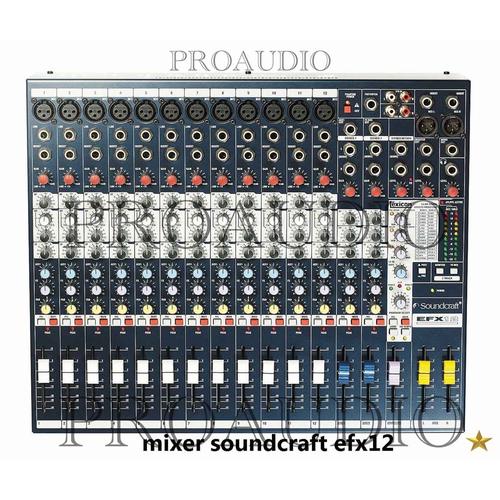 Jual Mixer Audio 12 channel Soundcraft efx12 efx 12 grade A - Kota ...