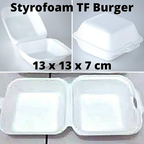 Jual Styrofoam / Sterofoam / Gabus Makanan / Lunch Box TF Burger ...