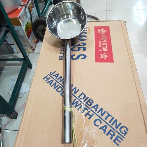 Jual Gayung panjang stenlis D14 cm- gayung soto - sinduk panjang - Kab ...