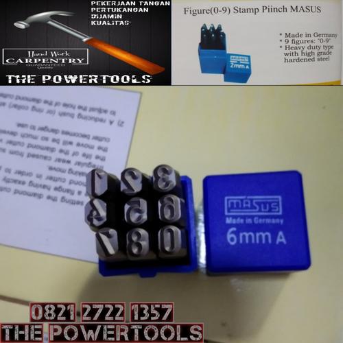 Jual Stamp Punch Number / Alat Ketok Angka 6mm 0-9 MASUS Made In ...