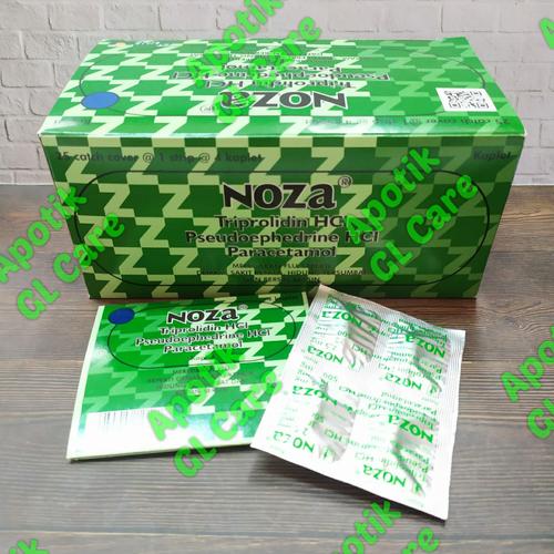 Jual Noza tablet isi 4 obat flu demam sakit kepala bersin hidung ...