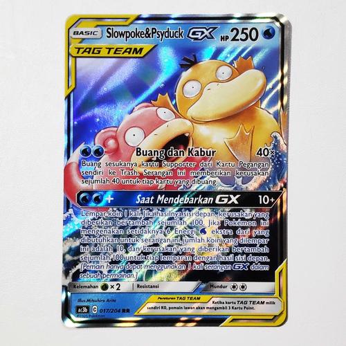 Jual Slowpoke & Psyduck GX Tag Team 017/204 AC3b - Kartu Pokemon ...