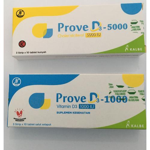 Jual Prove D3- 1000 IU, 5000 IU 10 tablet - 5000IU - Kota Makassar ...