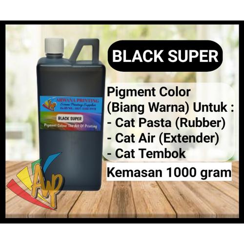 Jual Biang Warna Sablon Hitam Pigment Black Super 1kg - Kab. Tangerang ...