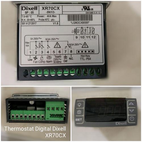 Jual THERMOSTAT DIXELL XR70CX 230V + SENSOR NTC DIXELL - Kota Surabaya ...