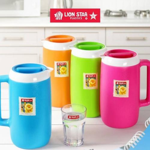 Jual teko eskan serbaguna/ teko plastik/ Thermo jug lion star - Kota ...