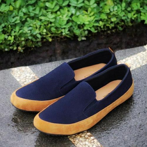 Jual sepatu slip on pria original sepatu pria santai slip on fashion ...