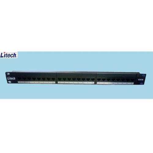Jual Litech Cat5E 24 Port UTP Patch Panel- Loaded with unsheilded RJ45 ...