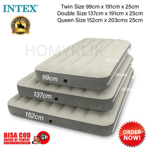 Jual Kasur Angin INTEX Twin Double Queen 64101 64102 64103 Besar Jumbo ...
