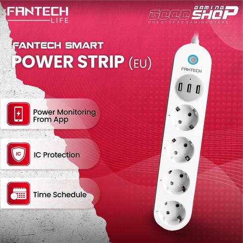 Promo FANTECH Smart Power Strip Stop Kontak WIFI - SPS0101 Cicil 0% 3x - Jakarta Pusat ...