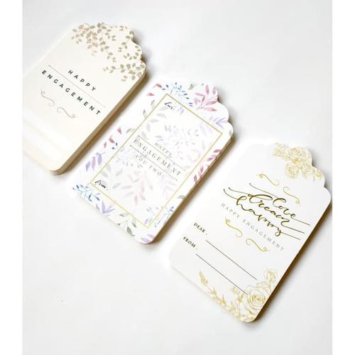 Jual Hangtag Kartu Ucapan Pertunangan Sangjit Hang Tag Engagement EG01 ...