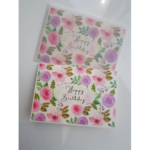 Jual Kartu ucapan ulang tahun / birthday card / blank card custom baru ...