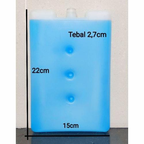 Jual ice pack sedang 15x22cm blue ice gel pack asi thermafreeze dry ice ...