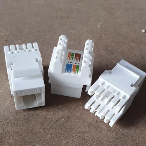 Jual Litech Cat6 modular jack / litech cat6 modular Plug - Unshielded ...