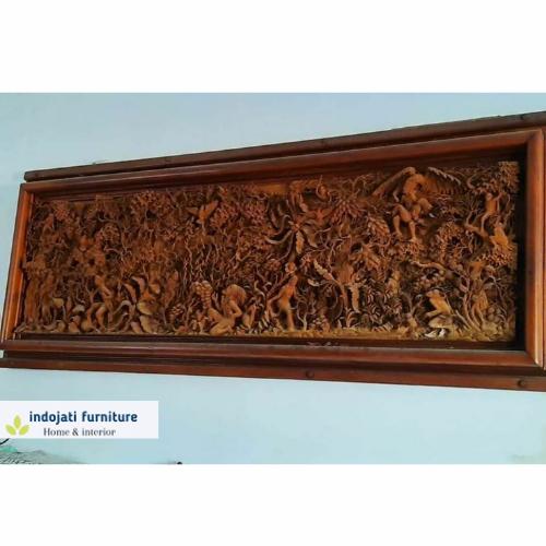 Jual UKIR 3D RELIEF KAYU JATI KUNO | RAMA SINTA hiasan - Kab. Jepara ...