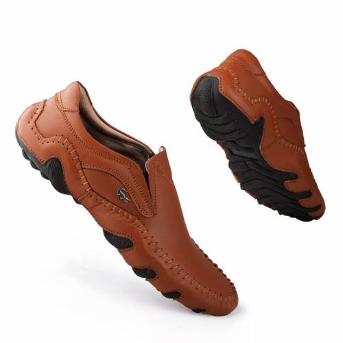 Jual Sepatu Pantofel Pria Crocodile Model Slip On Casual Santai Kulit ...