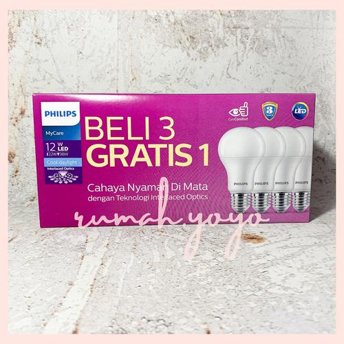 Jual Lampu LED Philips Paket 12 watt (Beli 3 Gratis 1)/Lampu Philips MyCare - Kab. Sidoarjo ...