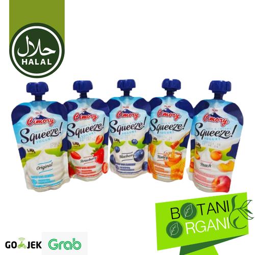 Jual YOGURT SQUEEZE CIMORY Semua Varian Rasa Pillow Pack Blueberry ...
