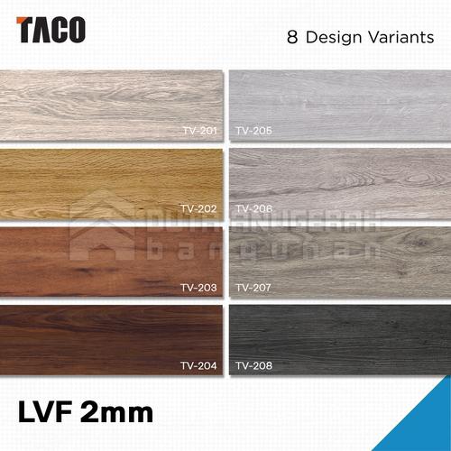 Jual Lantai Vinyl TACO 2mm - Luxury Vinyl Flooring - Light Oak - Kota ...