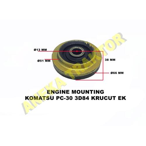 Jual KARET DUDUKAN MESIN KOMATSU PC-30 PC30 3D84 - Kota Denpasar - ANEKA TRAKTOR | Tokopedia