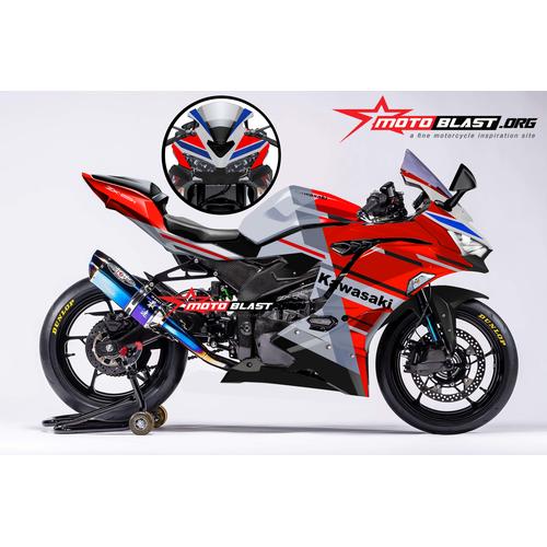 Jual Decal Sticker Motor Motoblast - Ninja ZX25R Livery Desmo GP 2019 ...