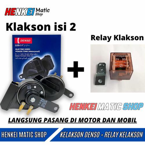 Jual Klakson Keong Denso Waterproof Original Untuk Motor dan Mobil ...