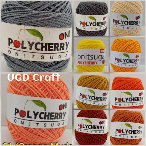 Jual benang rajut polycherry onitsuga (Var Abu Kuning Orange) - 100-K ...