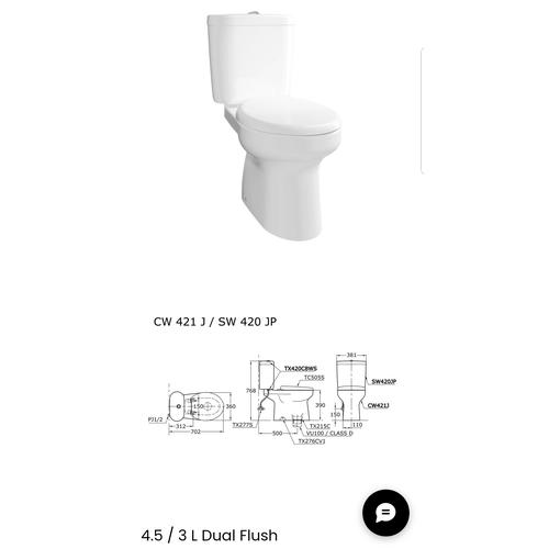 Jual CLOSET DUDUK TYPE CW421J/SW420JP (WHITE) "TOTO" - Jakarta Utara ...