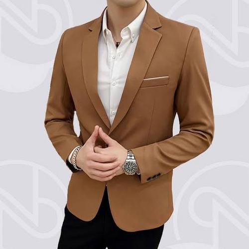 Jual jas formal pria coklat / blazer pria / jas pria /jas formal - S ...
