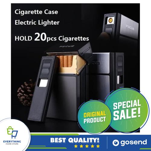 Jual Kotak Rokok dengan Korek Elektrik USB Rechargeable - Jakarta Barat ...
