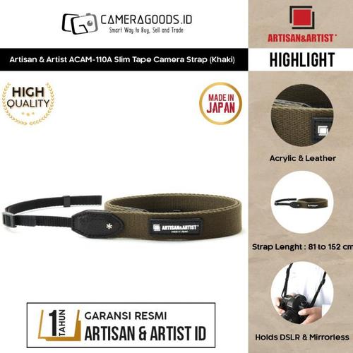 Jual ( CAMERA GOODS ) ARTISAN & ARTIST ACAM-110A SLIM TAPE CAMERA STRAP ...